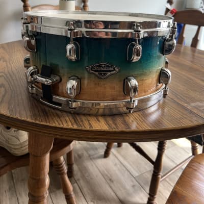 Tama Starclassic snare drum - Aqua Fade | Reverb