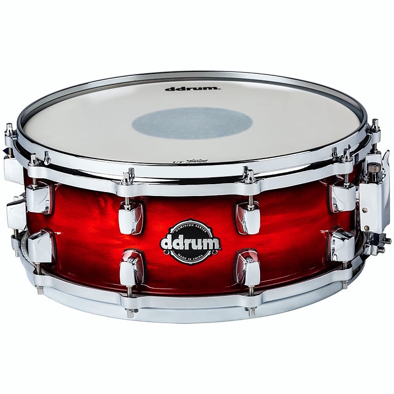 DDRUM Dominion 5.5x14 Snare Drum REDBURST Lacquer NEW | Reverb