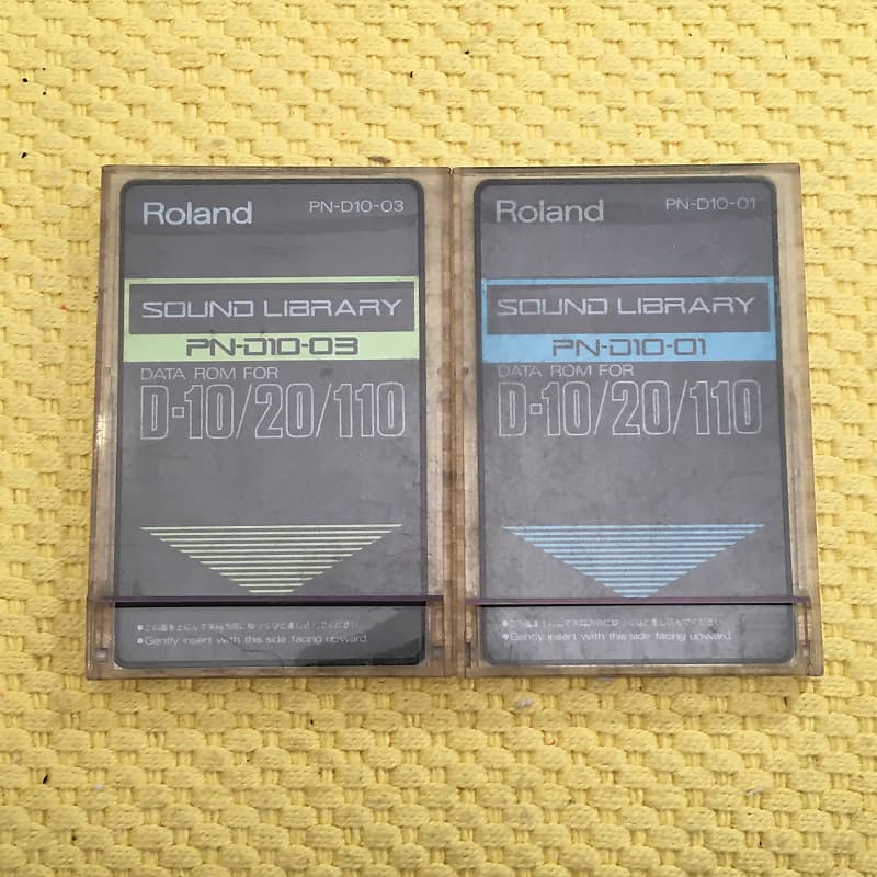 Roland PN-D10-01, PN-D10-03 cards | Reverb