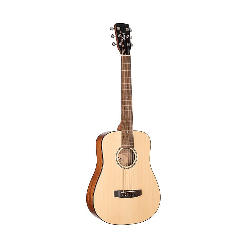 Cort AD Mini Dreadnought Travel Acoustic with Bag, Open | Reverb UK