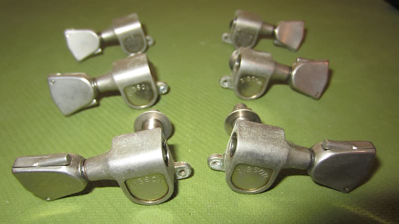 Gibson Tuning Machines Tuners w/ Flip Out Crank Handle Lever | Reverb