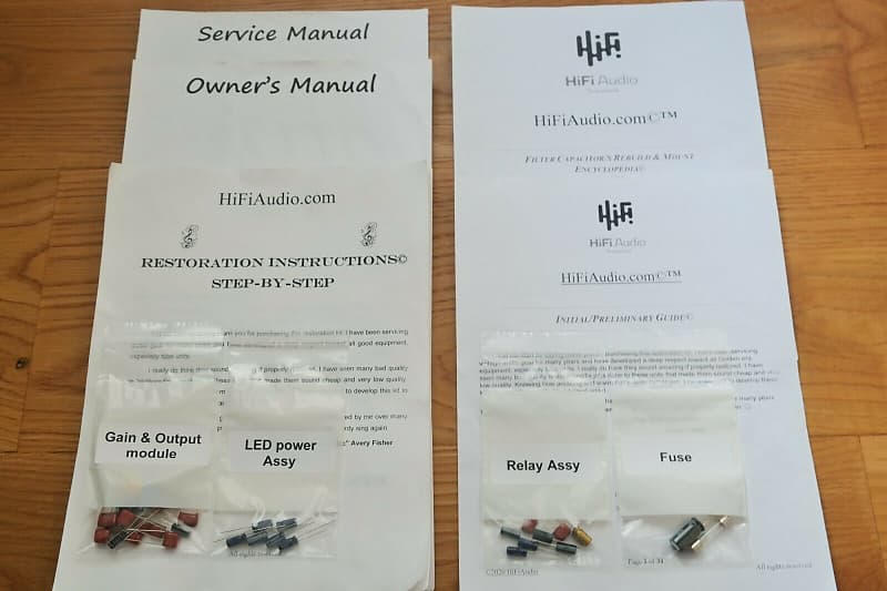 SAE 2401 restoration kit filter capacitor repair rebuild fix | Reverb