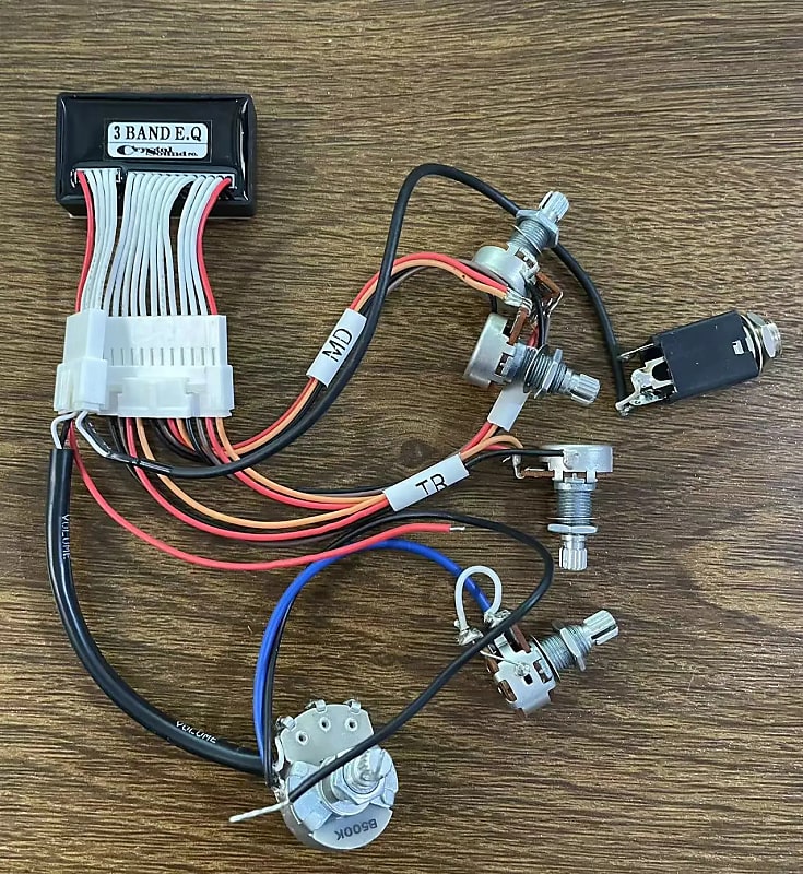 3 Band Active Electric Bass Guitar Equalizer EQ Preamp | Reverb