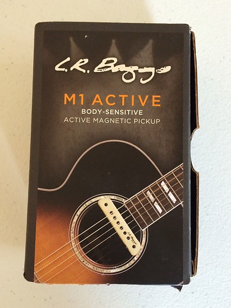 LR Baggs M1 Active Sound hole Pickup in Excellent Condition | Reverb