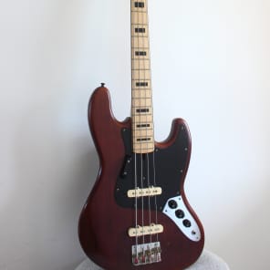 Cimar Jazz Bass Natural Mahogany 1982 | Reverb