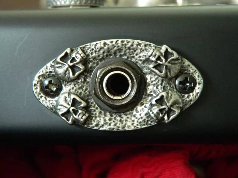 SKULL JACK COVER PLATE fits SCHECTER DEVIL she c-1 | Reverb UK