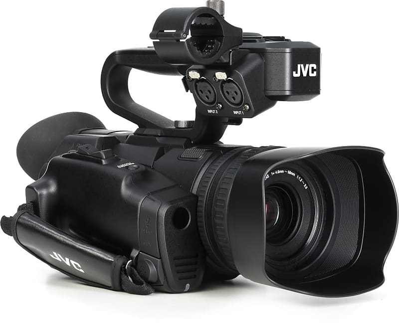 JVC GY-HM250HW 4KCAM Compact Handheld Camcorder with 12x Lens | Reverb