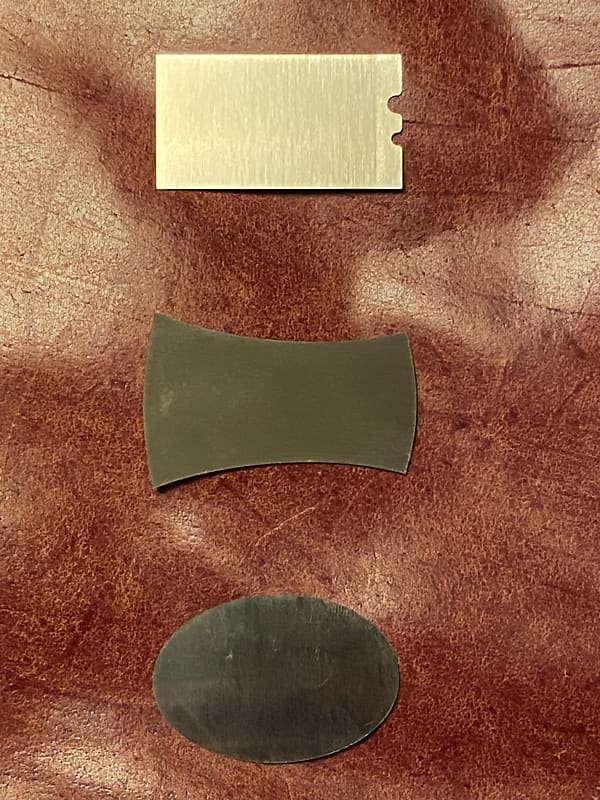 StewMac 3 small scrapers and Large Two Cherries scraper | Reverb