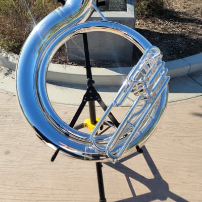 Eastman EPH495 Silver Bb Sousaphone - Professional | Reverb