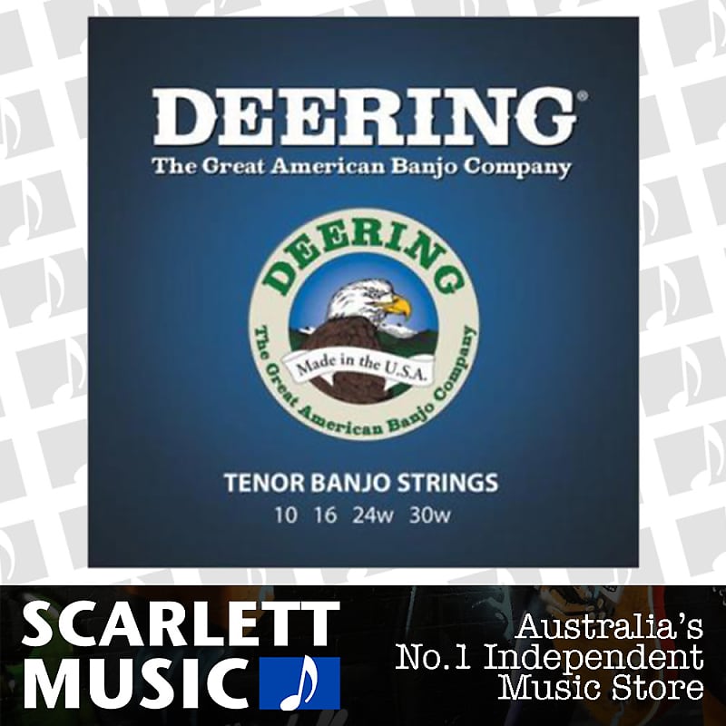 Deering 4-String Tenor Banjo Strings Set Standard | Reverb Australia