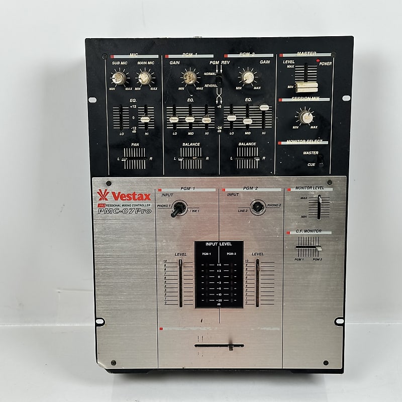 Vestax PMC-07 Pro DJ Mixer Professional Mixing Controller | Reverb UK
