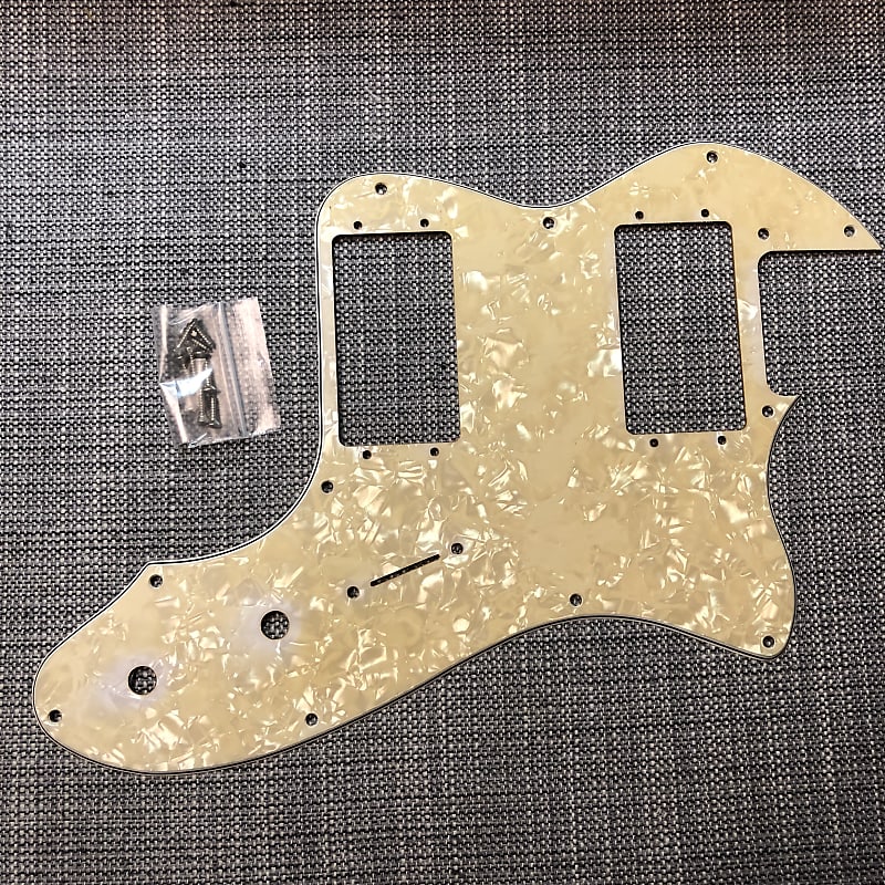 2009 Fender FSR '72 Thinline Telecaster Aged Pearloid 4-Ply | Reverb