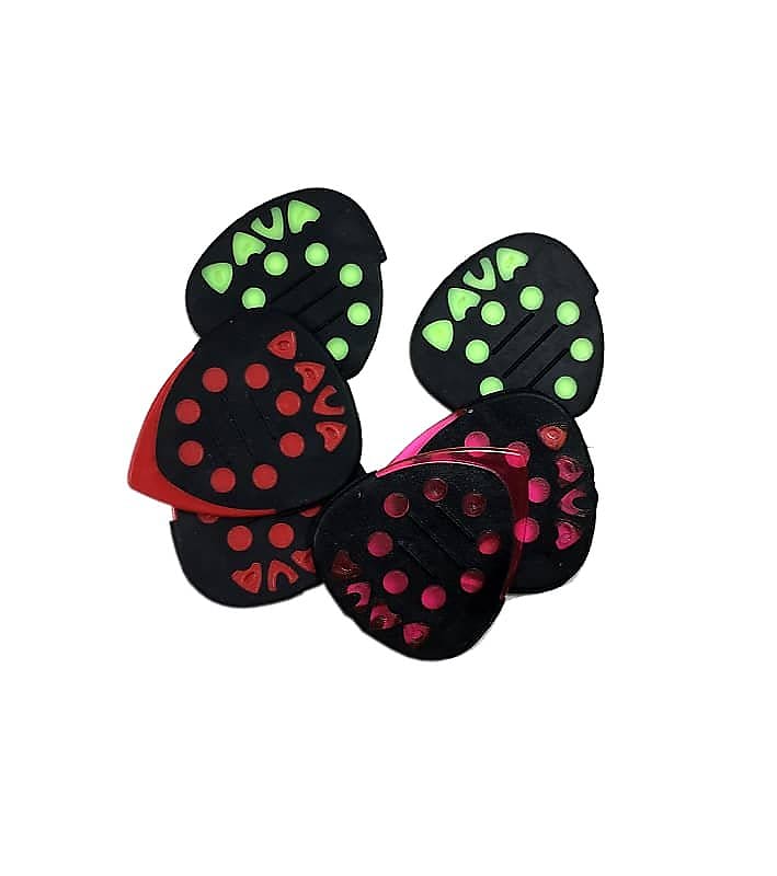 Dava Guitar PIcks Grip Tips Control Combo Pack 6-Picks | Reverb