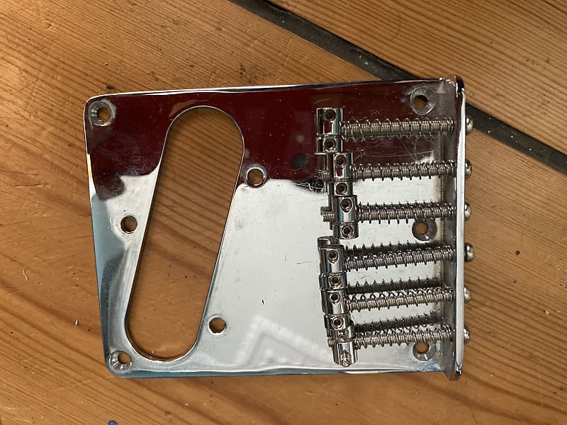 Telecaster Guitar Bridge Toploader with individual saddles | Reverb UK