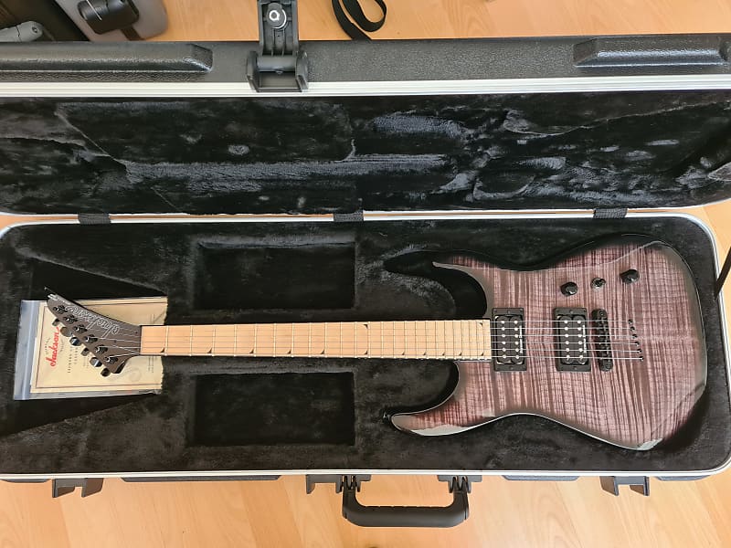 Jackson Custom Shop SL2H Transparent Black Burst 2019 | Reverb