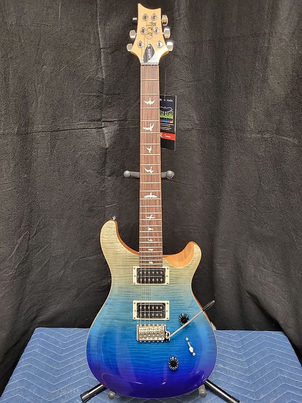 PRS SE Custom 24 CU44BF - Blue Fade | Reverb