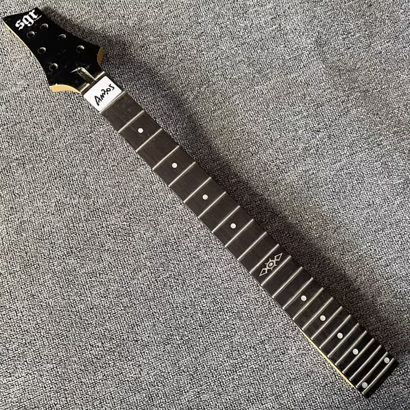 Schecter SGR Left Handed Maple Wood Guitar Neck, Rosewood 24 | Reverb
