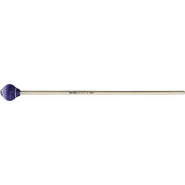 Mike Balter B23B Pro Vibe Mallets, Blue Medium Cord, Birch | Reverb
