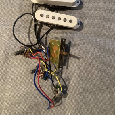 Strat single coil pickups with wiring | Reverb