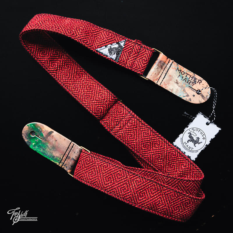 Mother Mary Handmade Guitar Strap - Bronco | Reverb