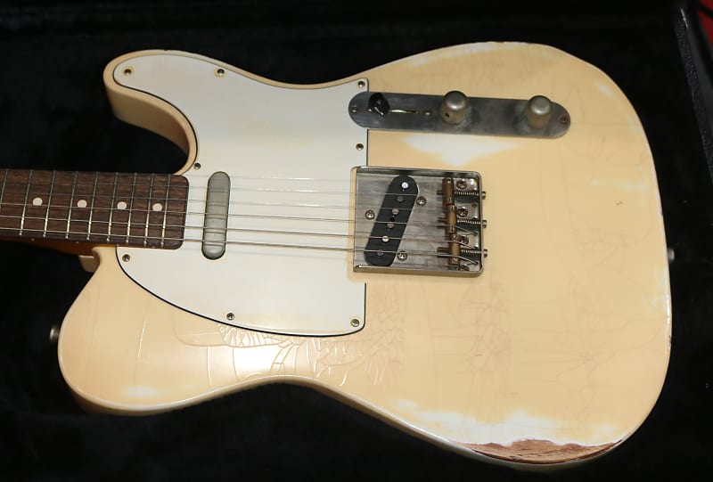 Whitfill T NAMM special Robben Ford White KILLER Relic Tele | Reverb