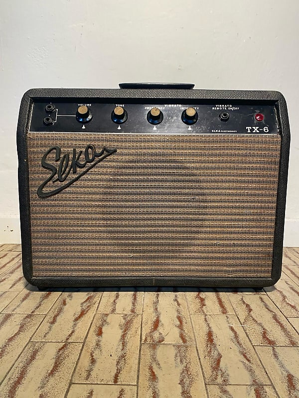 Elka Electronics TX-6, 1965 Vintage Made in Italy Tubes amp | Reverb