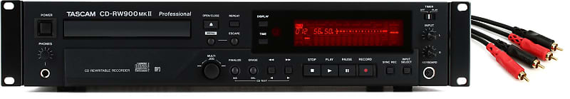 TASCAM CD-RW900MKII Professional Rackmount CD Recorder/Player | Reverb
