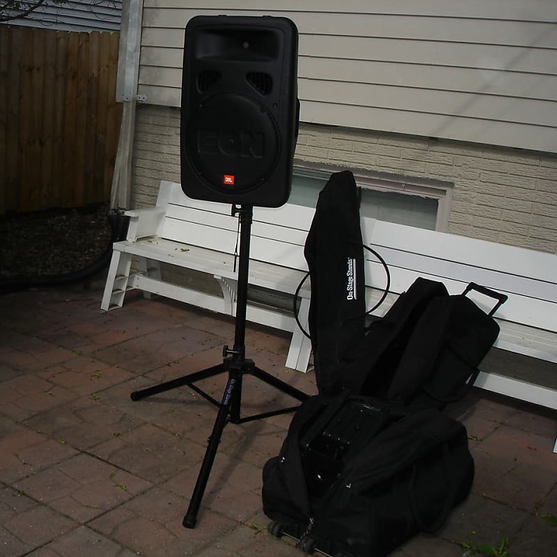 2X JBL EON 15 G2 Powered Speakers, JBL cases, On Stage | Reverb