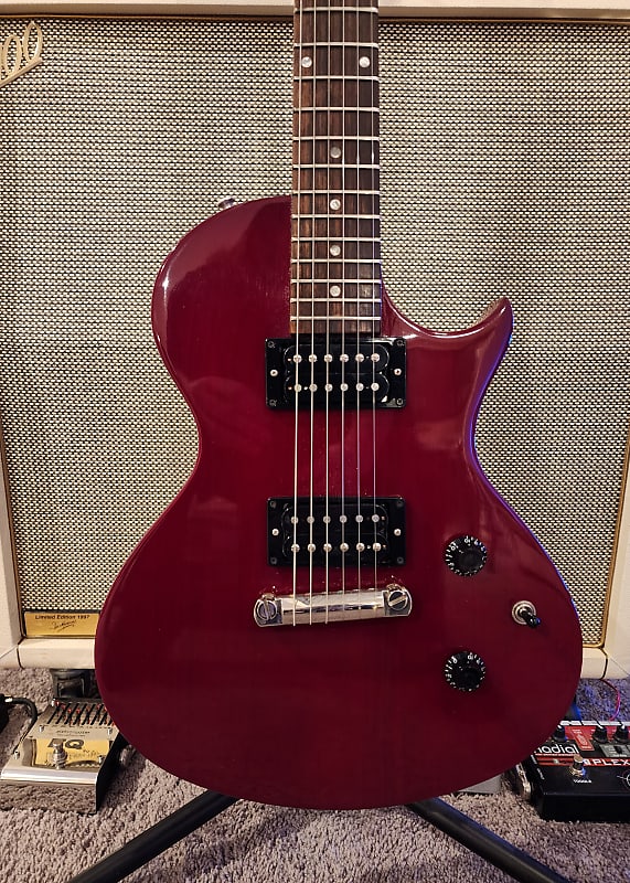 Gibson The 'Hawk' 1996 - Cherry - Les Paul Junior Type | Reverb