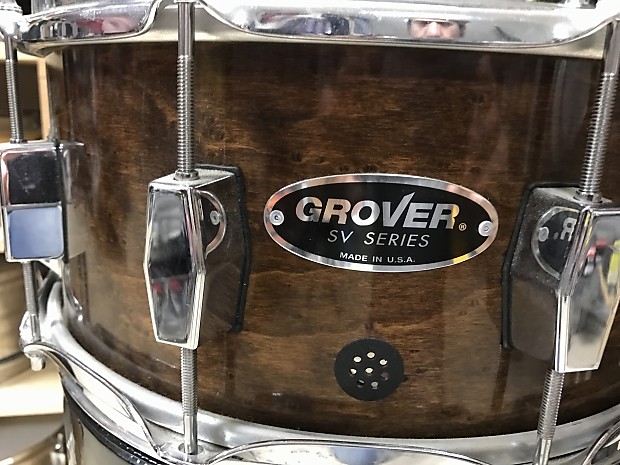 Grover USA maple SV Snare Drum 10 Ply New England Maple dark | Reverb