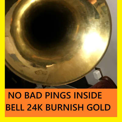 STENBERG PORTRAIT 1925 TROMBONE RARE GOLD PLATE BURNISHED / | Reverb