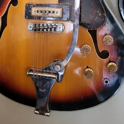 1966 Kent - Model 820 - Hollowbody - All Original - | Reverb