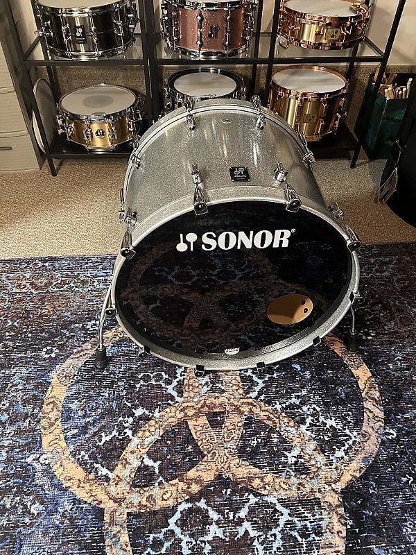 Sonor Prolite Silver Sparkle 24” | Reverb