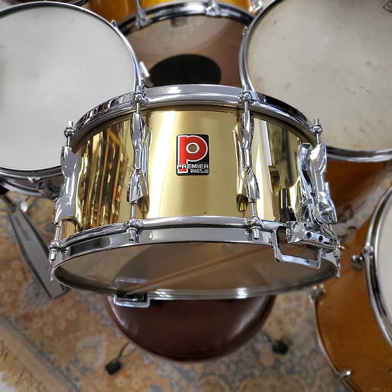 Premier 14x6.5" Brass Parallel Throw Snare Drum | Reverb