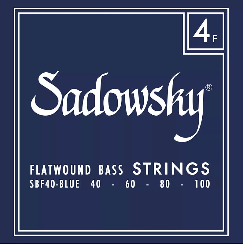 Sadowsky SAC STR SBF 40 / 4 Flat String Set .40-100 | Reverb