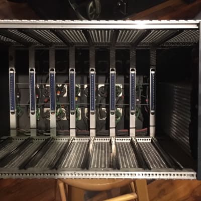 Vintage Neve 1073 8-Channel Mic Preamp EQ Racked with output | Reverb