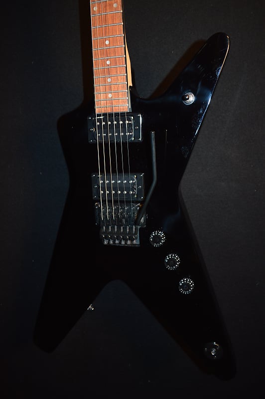 Dean MLX Floyd Classic Black Electric Guitar! | Reverb