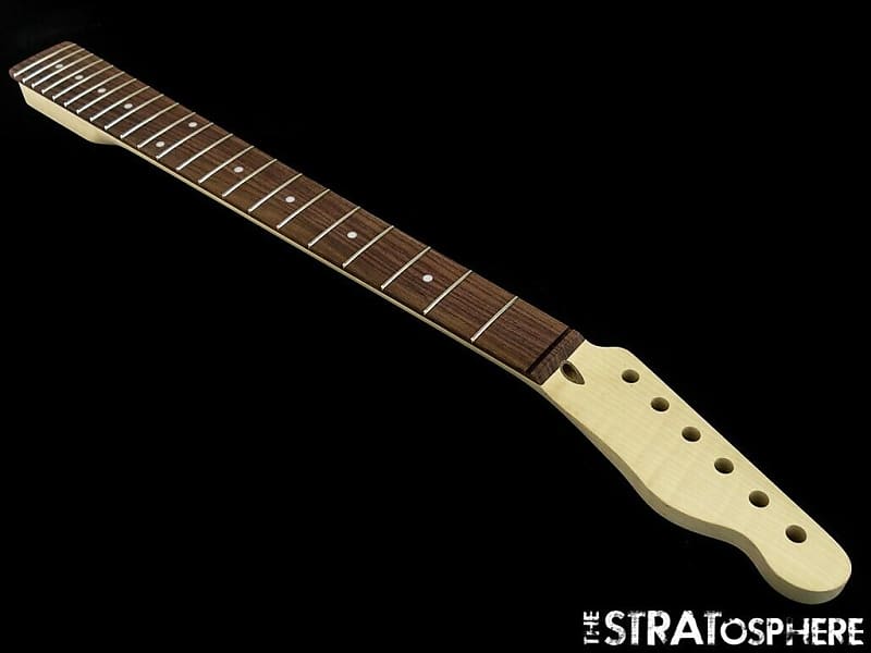 NEW Fender Lic WD Telecaster Tele Replacement NECK AAA Flame | Reverb