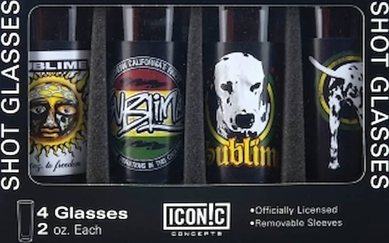 Sublime 4-Piece Shot Glass Set | Reverb