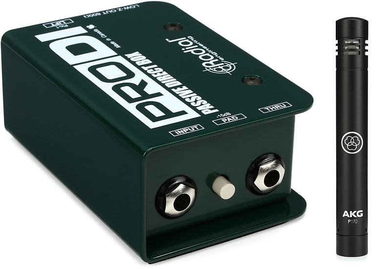Radial ProDI 1-channel Passive Instrument Direct Box Bundle | Reverb
