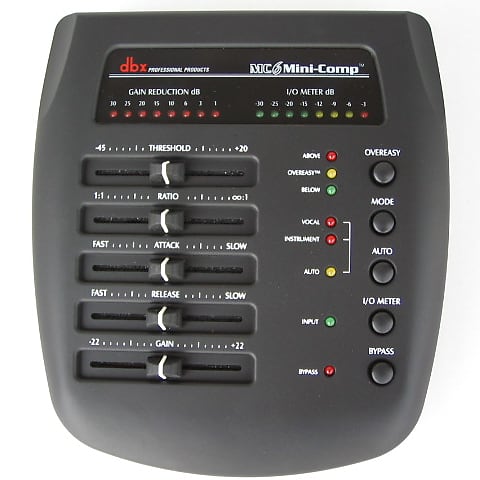 DBX MC6 Mini Compressor Desktop Unit New Old Stock | Reverb