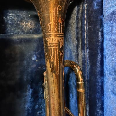 York Trumpet - Blessing Super Artist stencil. Super Artist - | Reverb