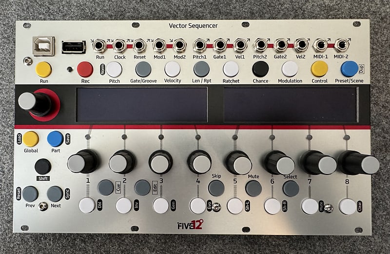 Five12 Vector Sequencer - silver | Reverb