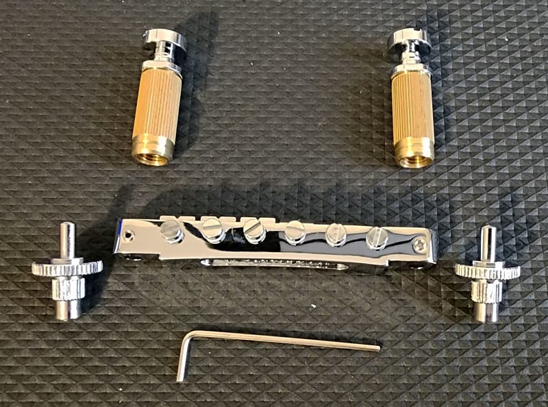 Tonepros NVR2-C Locking Bridge & SS1-C Locking Tailpiece | Reverb