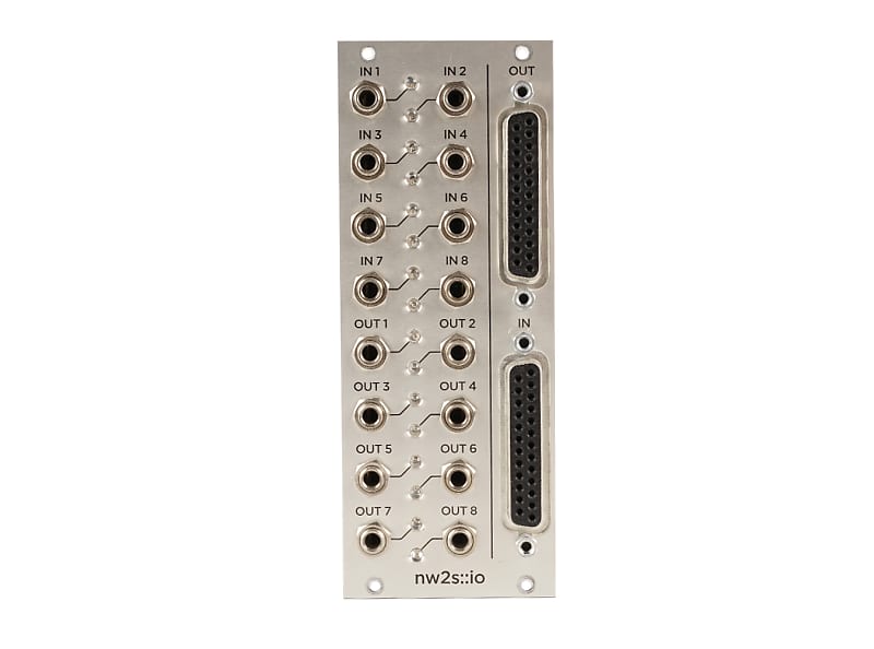 nw2s nw2s::io Eurorack Input/Output Module (Balanced) [USED] | Reverb