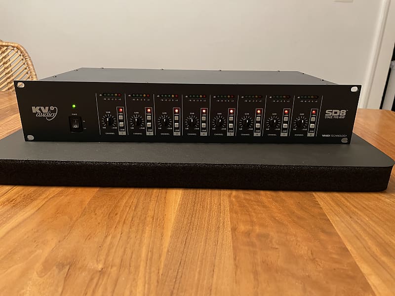 KV2 Audio VHD SD8 8-channel microphone preamp splitter | Reverb