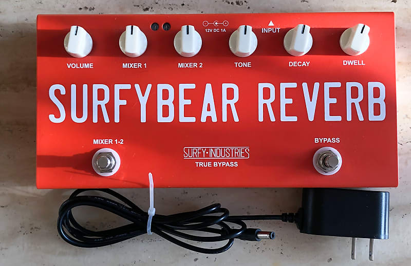 Surfybear Compact Reverb Unit Fiesta Red | Reverb
