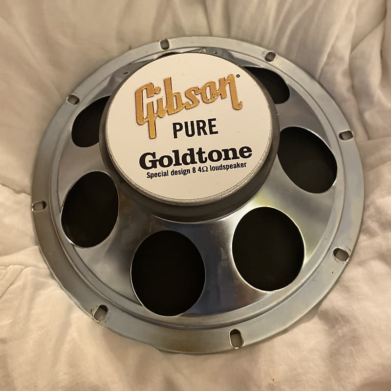 Gibson Pure Goldtone 8” 4ohm Speaker MojoTobe Weber Sig 8s | Reverb