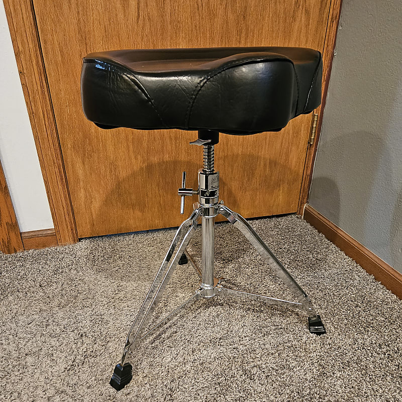 Pearl Throne Vintage 1990s - Black and Chrome | Reverb
