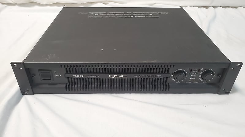 QSC PL340 Powerlight 3 Series Lightweight Rack-Mounted Power | Reverb